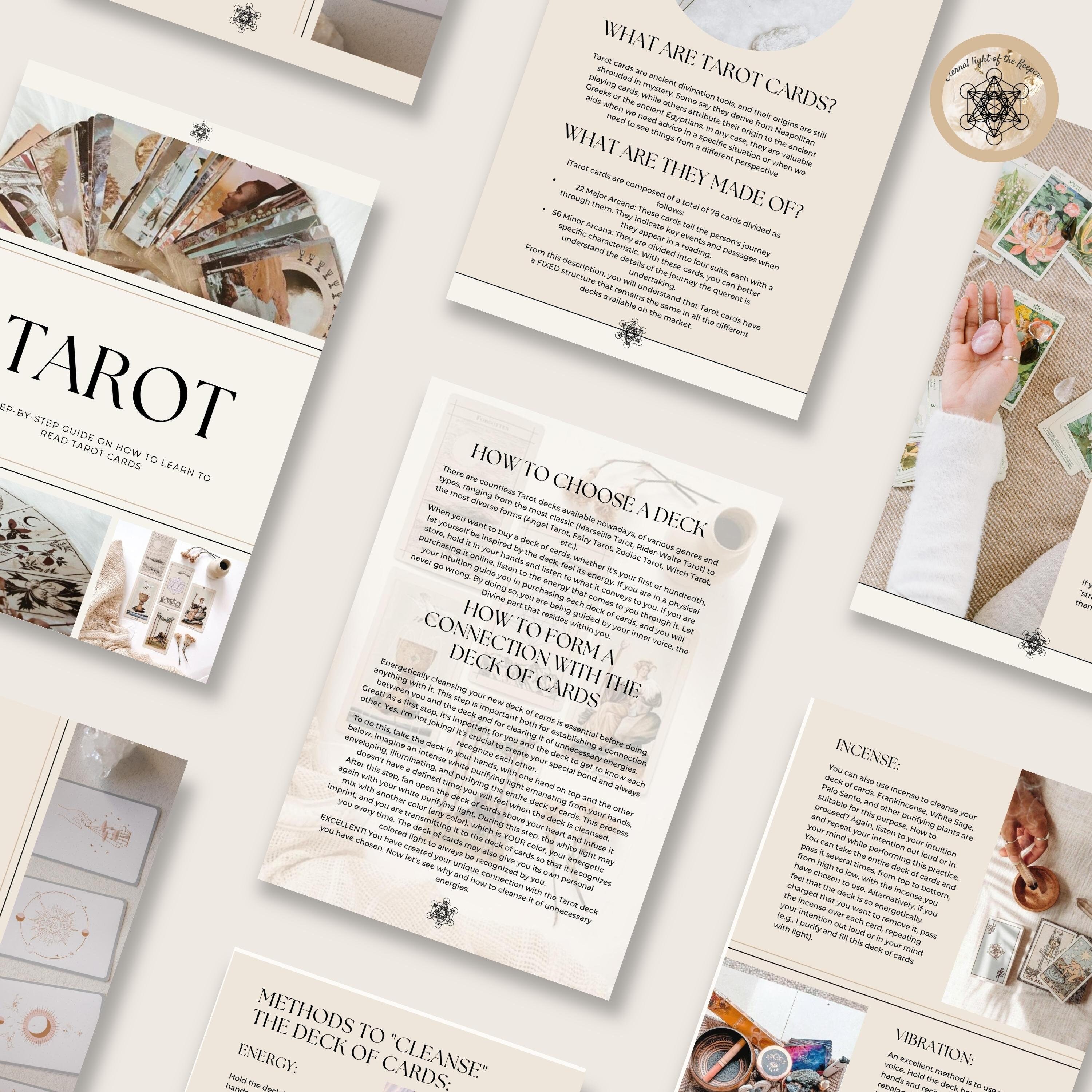 Printable Tarots for Beginners Guide Comprehensive A4 PDF - Etsy