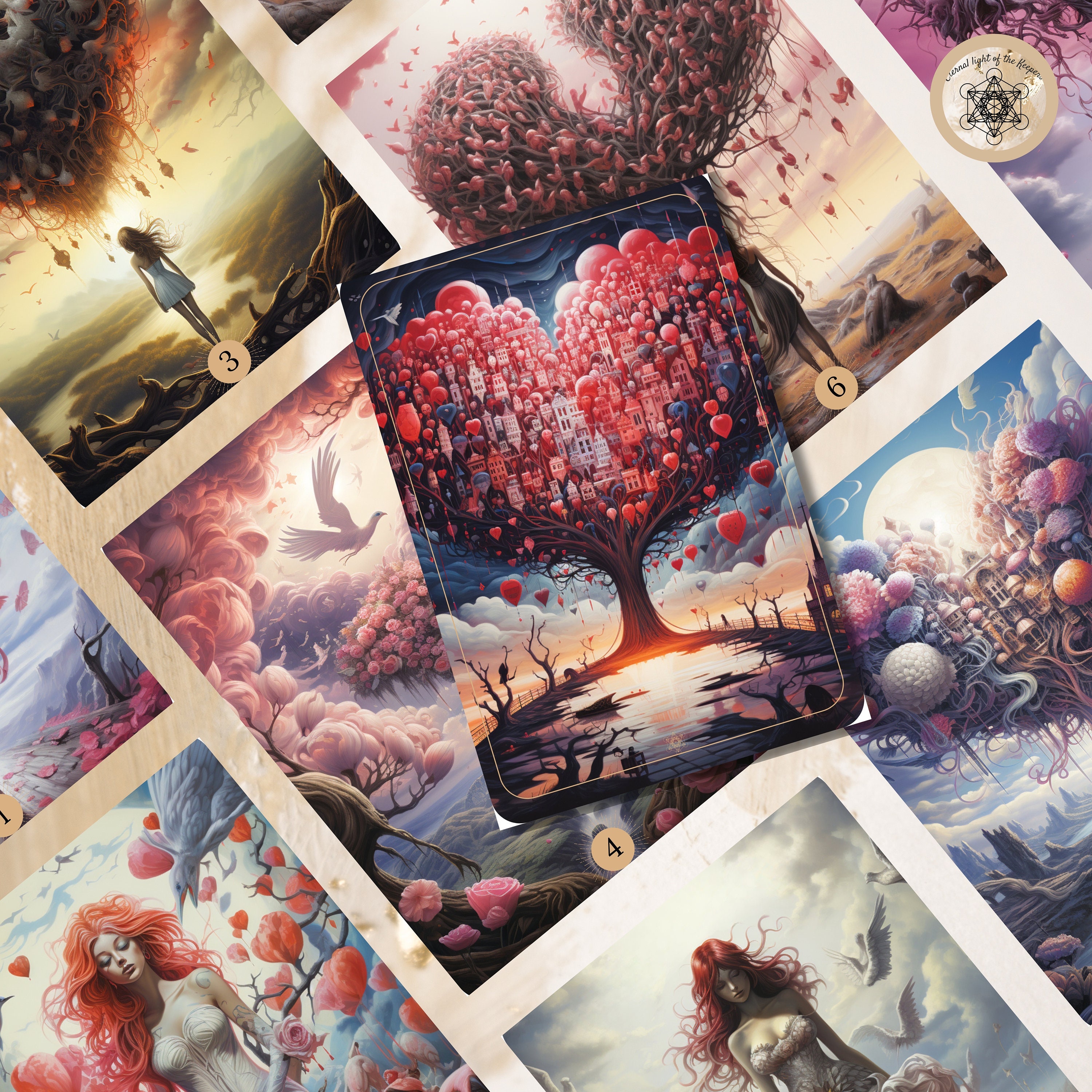 The Love Oracle Cards, Printable Love Oracle Deck, Oracle Cards PDF ...