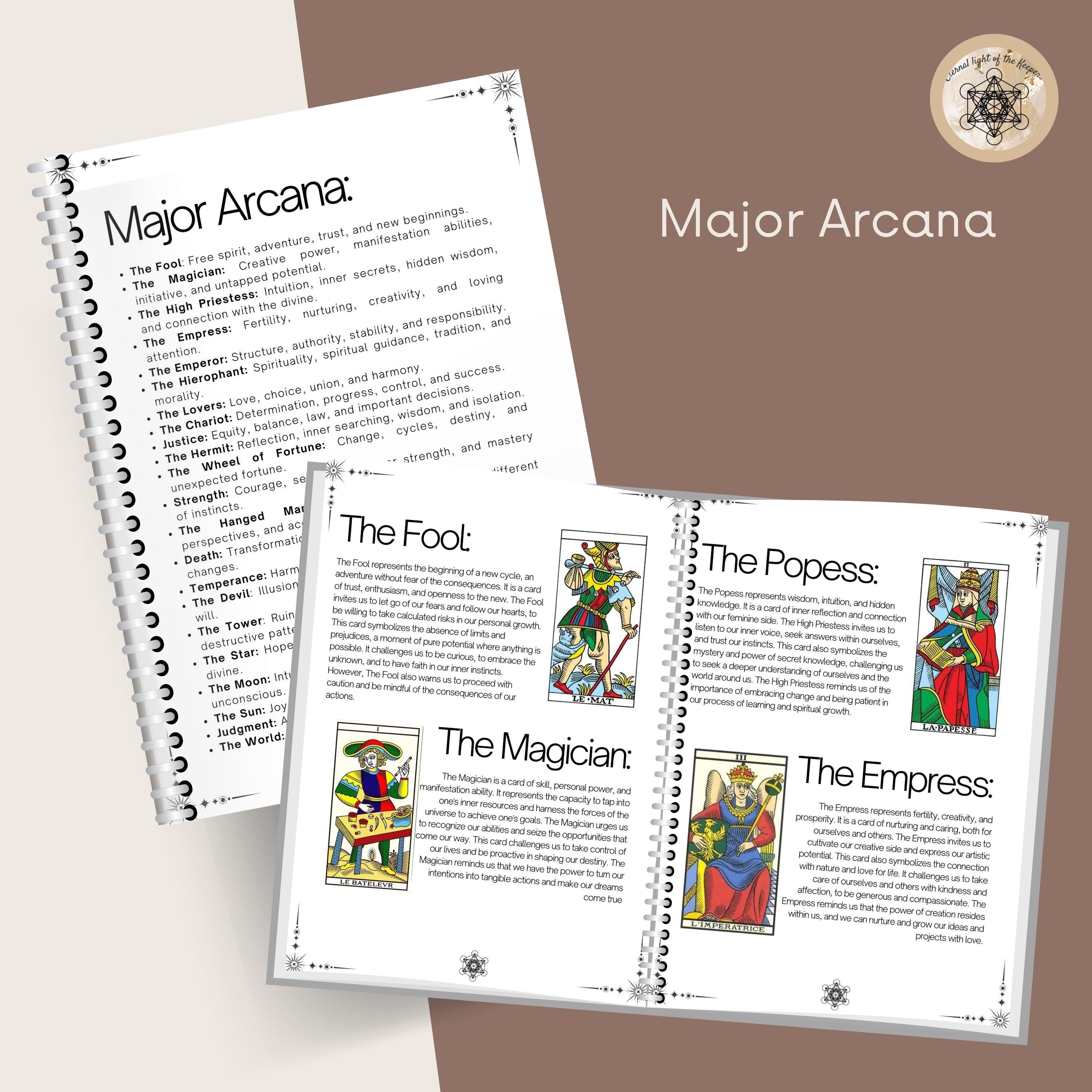 Printable Tarots Guide Engaging PDF Guide on Tarot Card Reading, Guide ...