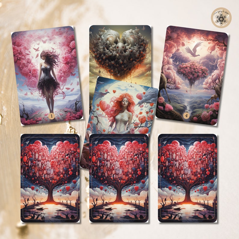 The Love Oracle Cards, Printable Love Oracle Deck, Oracle Cards PDF ...