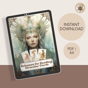 Printable Oracle Card Schemes – Comprehensive Reading Guide (PDF) - Etsy