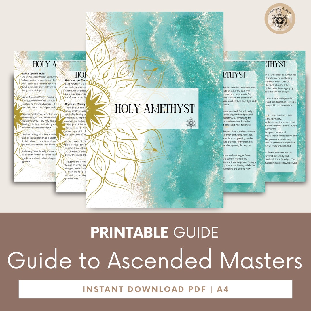 Holy Amethyst: Guide to Ascended Masters, Spiritual Guidance, Hindu ...