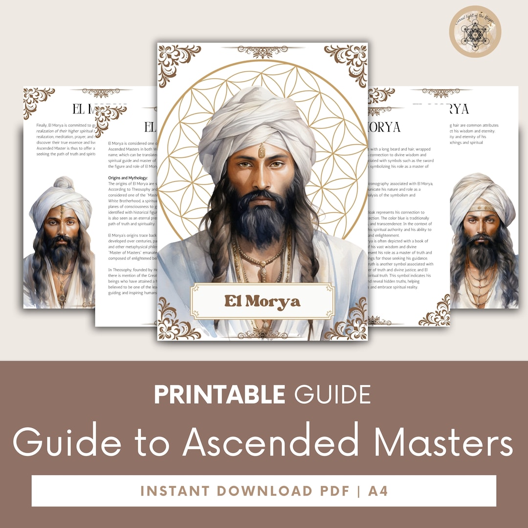 El Morya: Guide to Ascended Masters, Spiritual Guidance, Hindu Gods ...