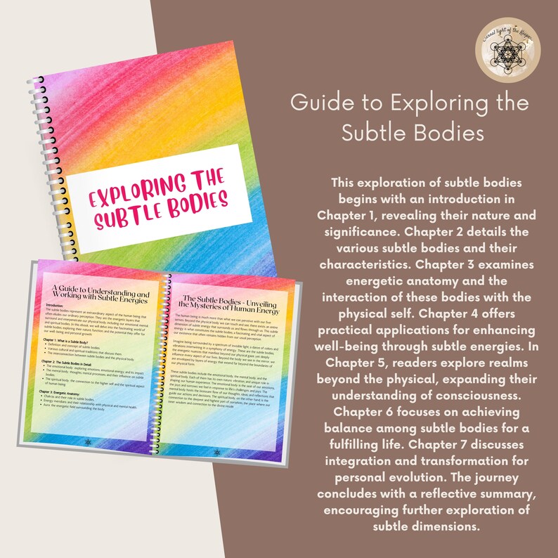 Subtle Body Guide, Aura and Energy Healing (digital PDF) - Etsy