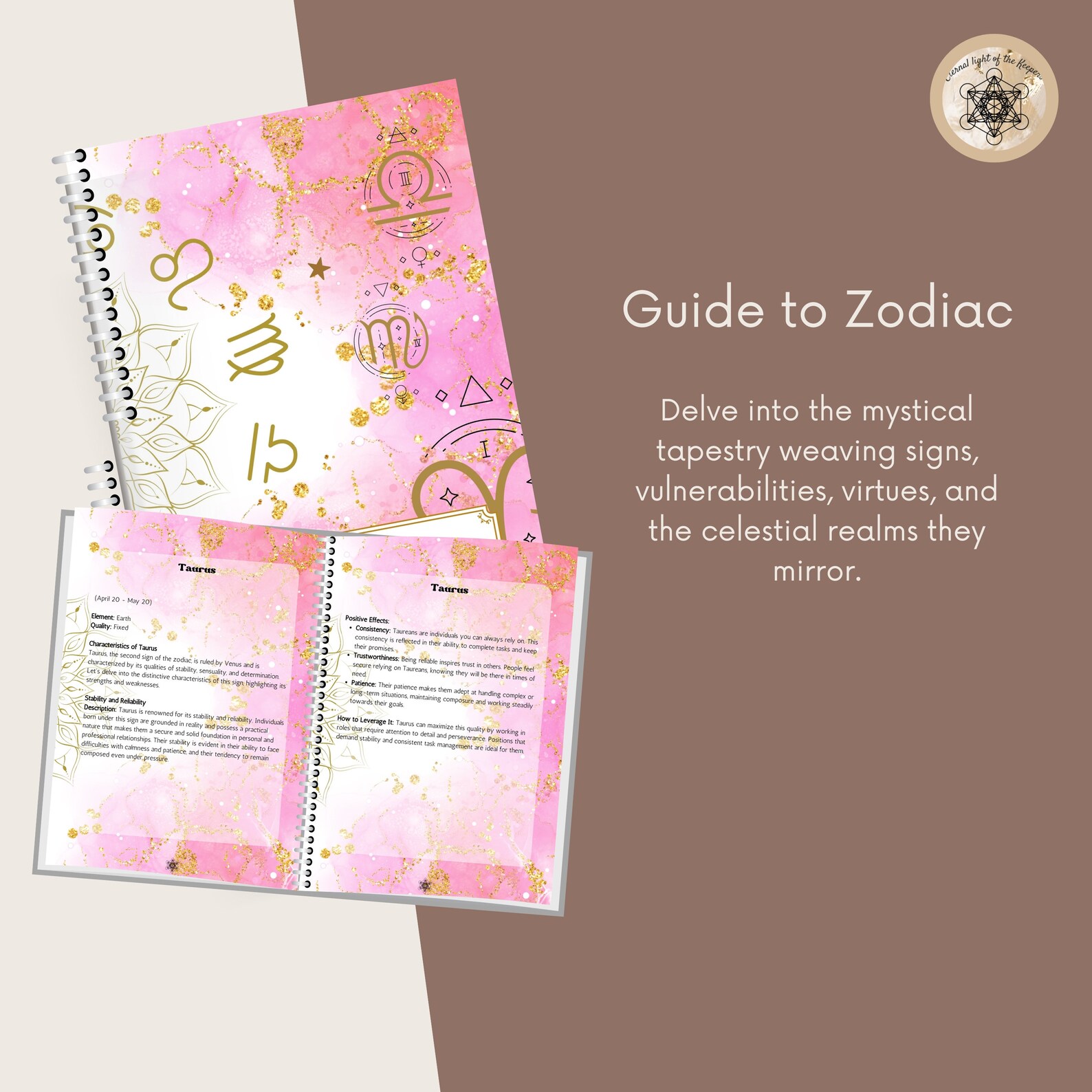 Printable Zodiac Guide Detailed Zodiac PDF, Zodiac Signs and Their ...