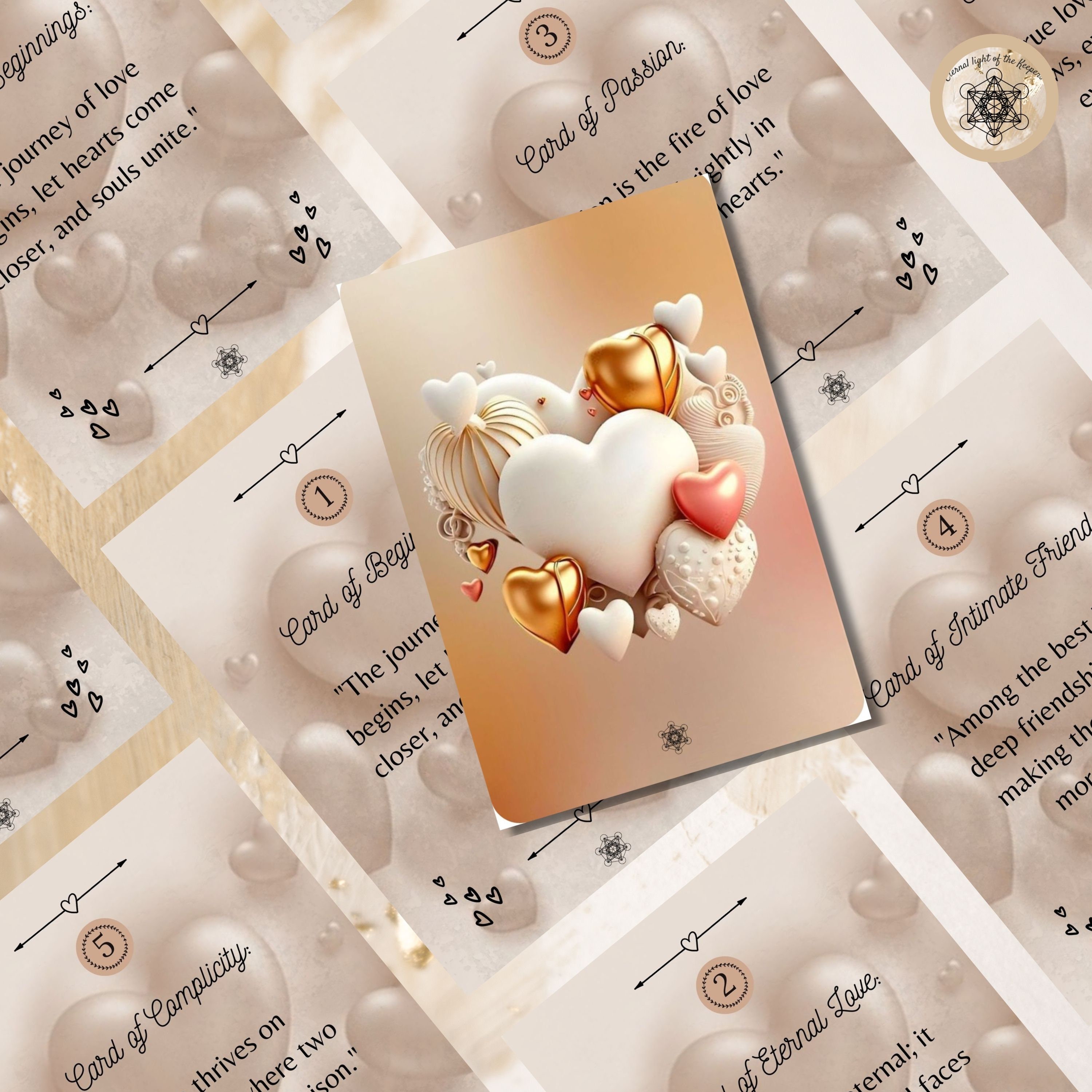 The Love Oracle Cards, Printable Love Oracle Deck, Oracle Cards PDF ...