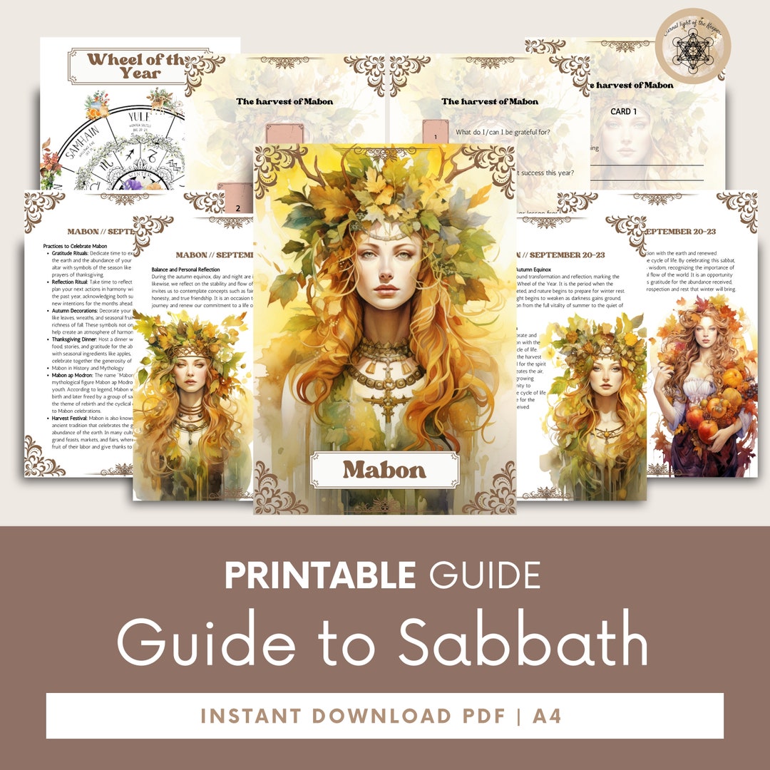 Mabon, Sabbat, Wheel of the Year, Wiccan, Pagan Holiday, Book of ...