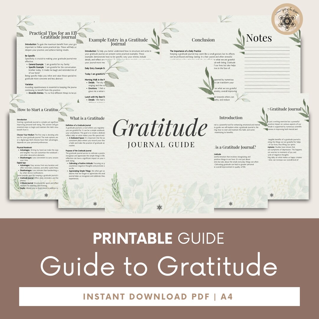 Complete Guide to the Gratitude Journal: Benefits, Uses, and How to ...