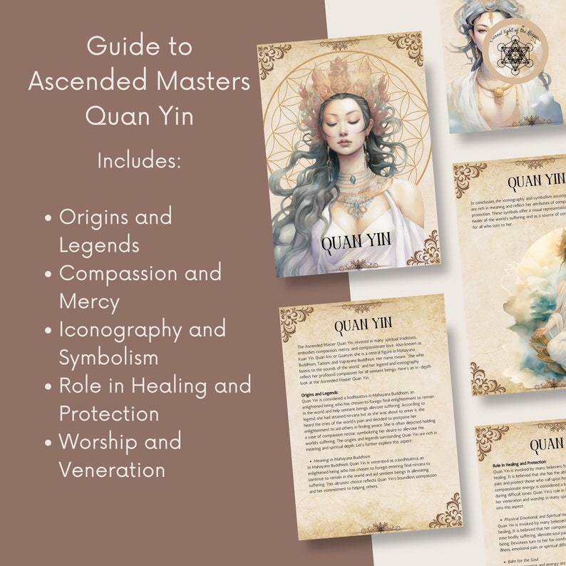 Quan Yin: Guide to Ascended Masters, Spiritual Guidance, Spirituality ...