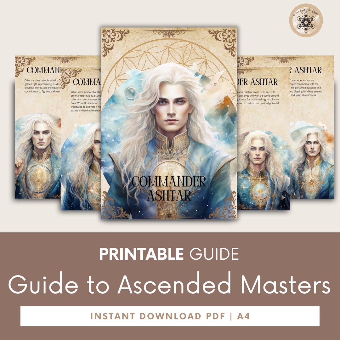 Commander Ashtar: Guide to Ascended Masters, Spiritual Guidance, Hindu ...