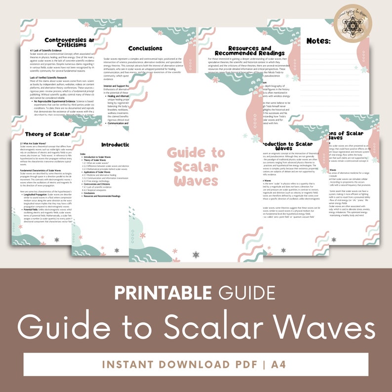 Scalar Waves Guide, Energy Healing, Tesla Technology (digital Download ...