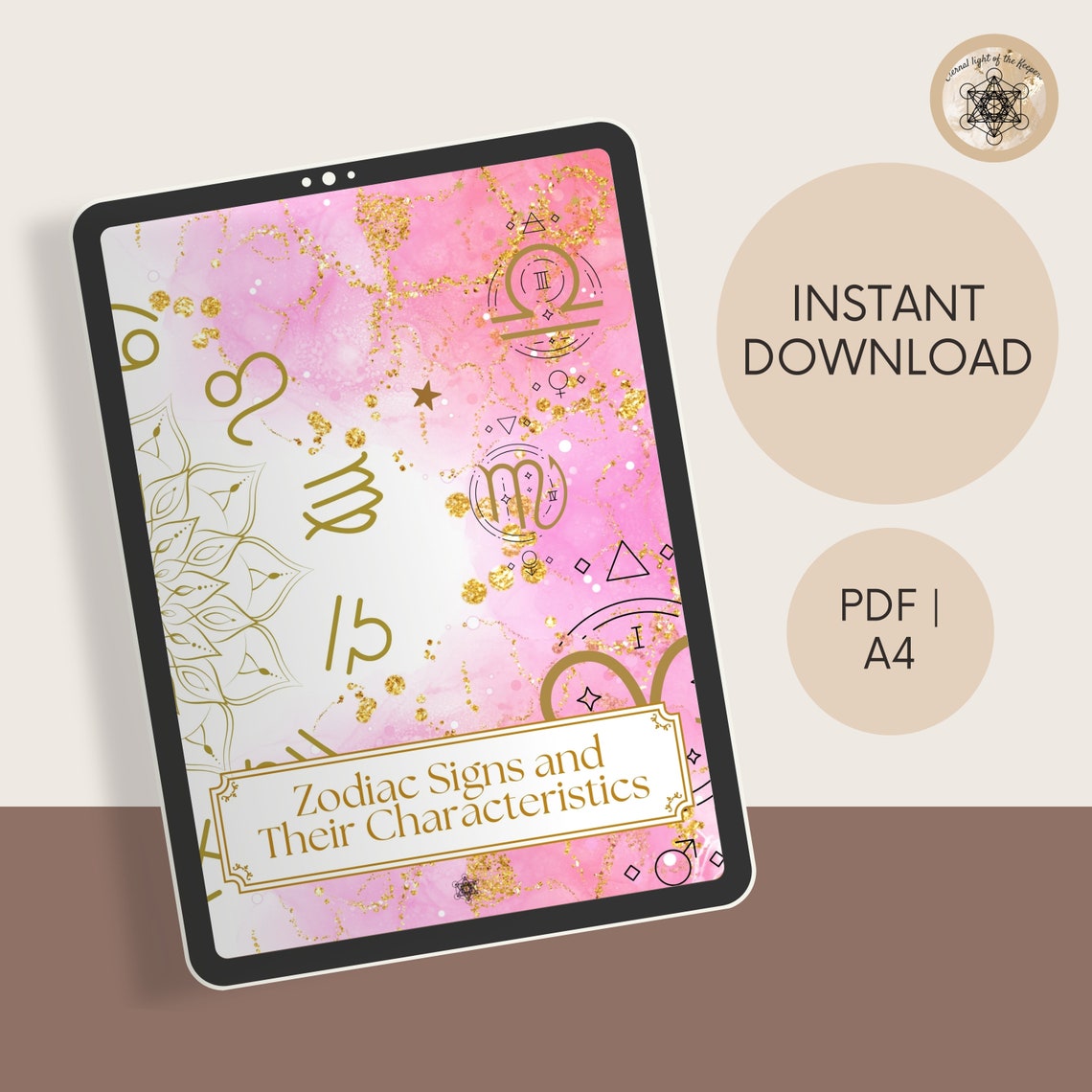Printable Zodiac Guide Detailed Zodiac PDF, Zodiac Signs and Their ...