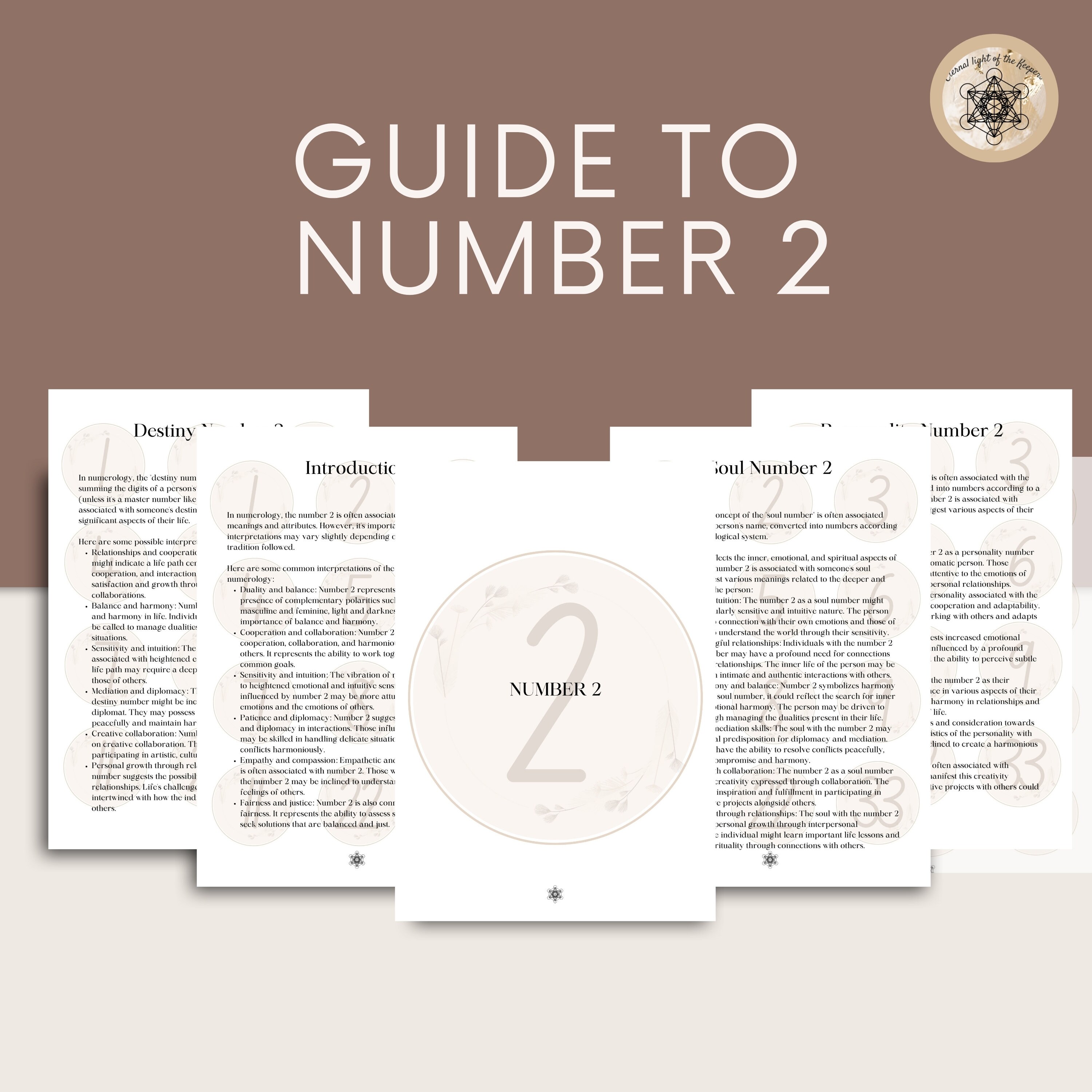 Numerology Guide, Printable Numerology Guide, Learn Numerology, Number ...
