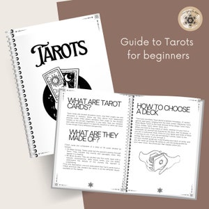Printable Tarots for Beginners Guide - Comprehensive A4 PDF Guide to ...