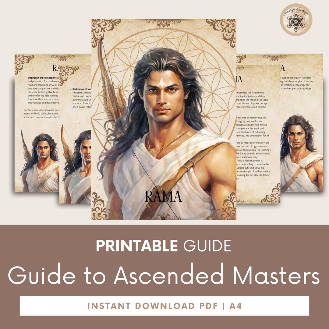 Rama: Guide to Ascended Masters, Spiritual Guidance, Hindu Gods ...