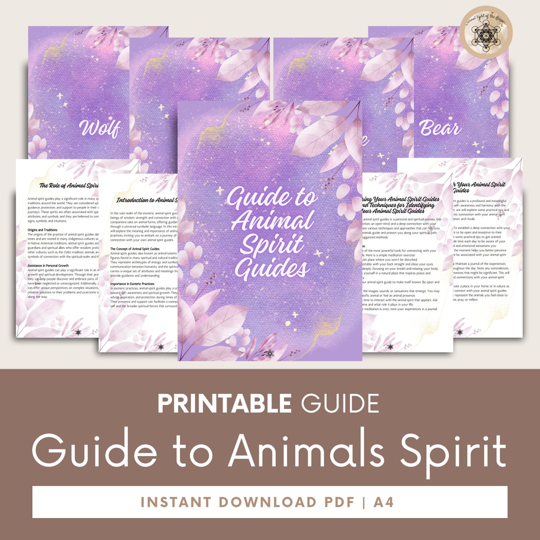 Spirit Animal Guide, Spirit Guides, Spiritual Guidance, Spirit Guides ...