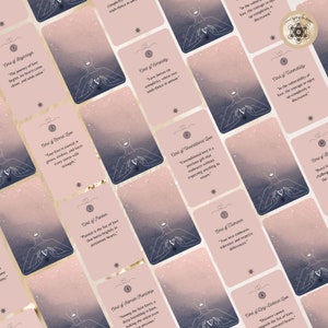 The Love Oracle Cards, Printable Love Oracle Deck, Oracle Cards + PDF ...