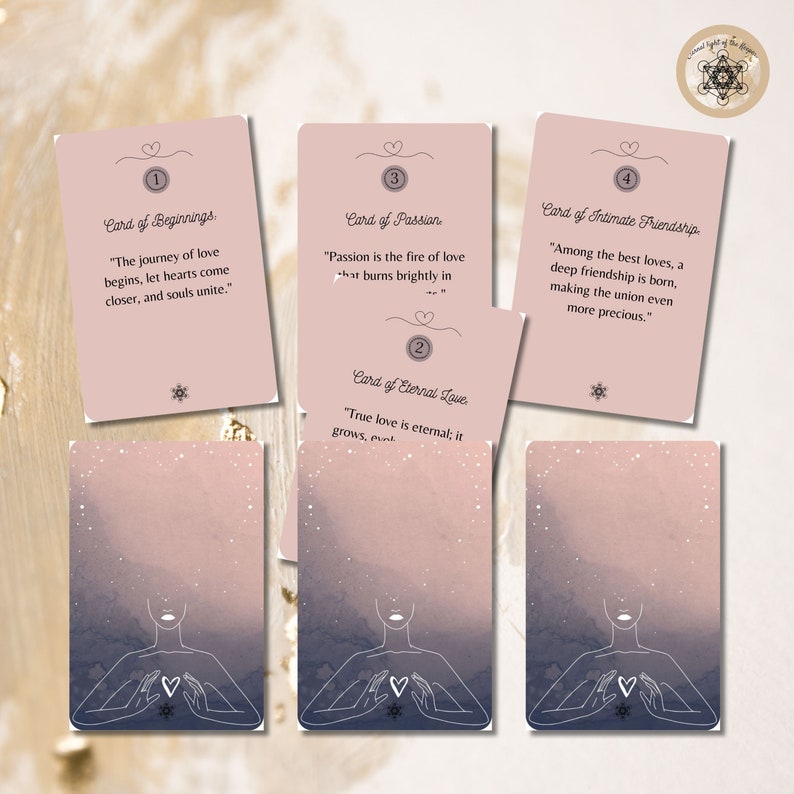 The Love Oracle Cards, Printable Love Oracle Deck, Oracle Cards PDF Guide, Digital Love Oracle ...