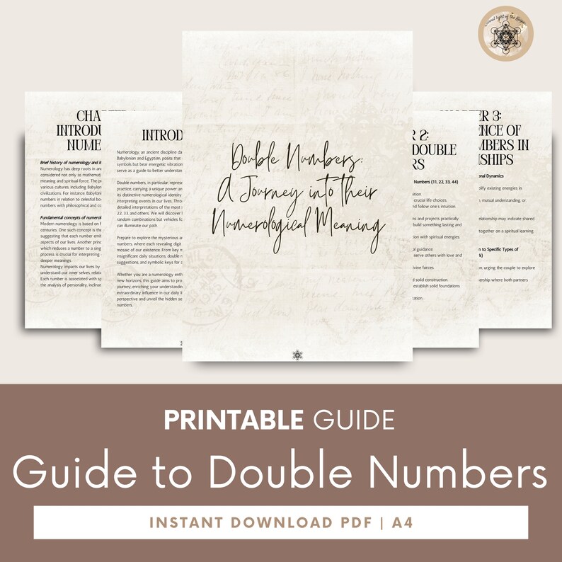 Numerology: Double Numbers, Life Path Numerology, Printable Numerology ...