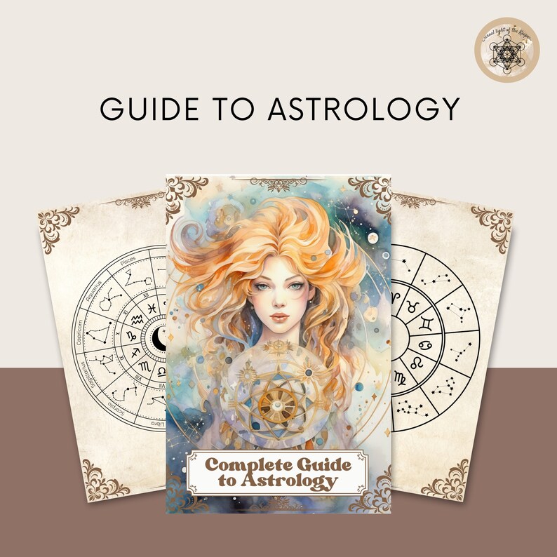 Printable Zodiac Guide – Detailed Astrology Workbook (PDF) - Etsy