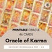 Karma Oracle Card Deck, Karma Reading, Karmic Reading, Karma, Oracle ...