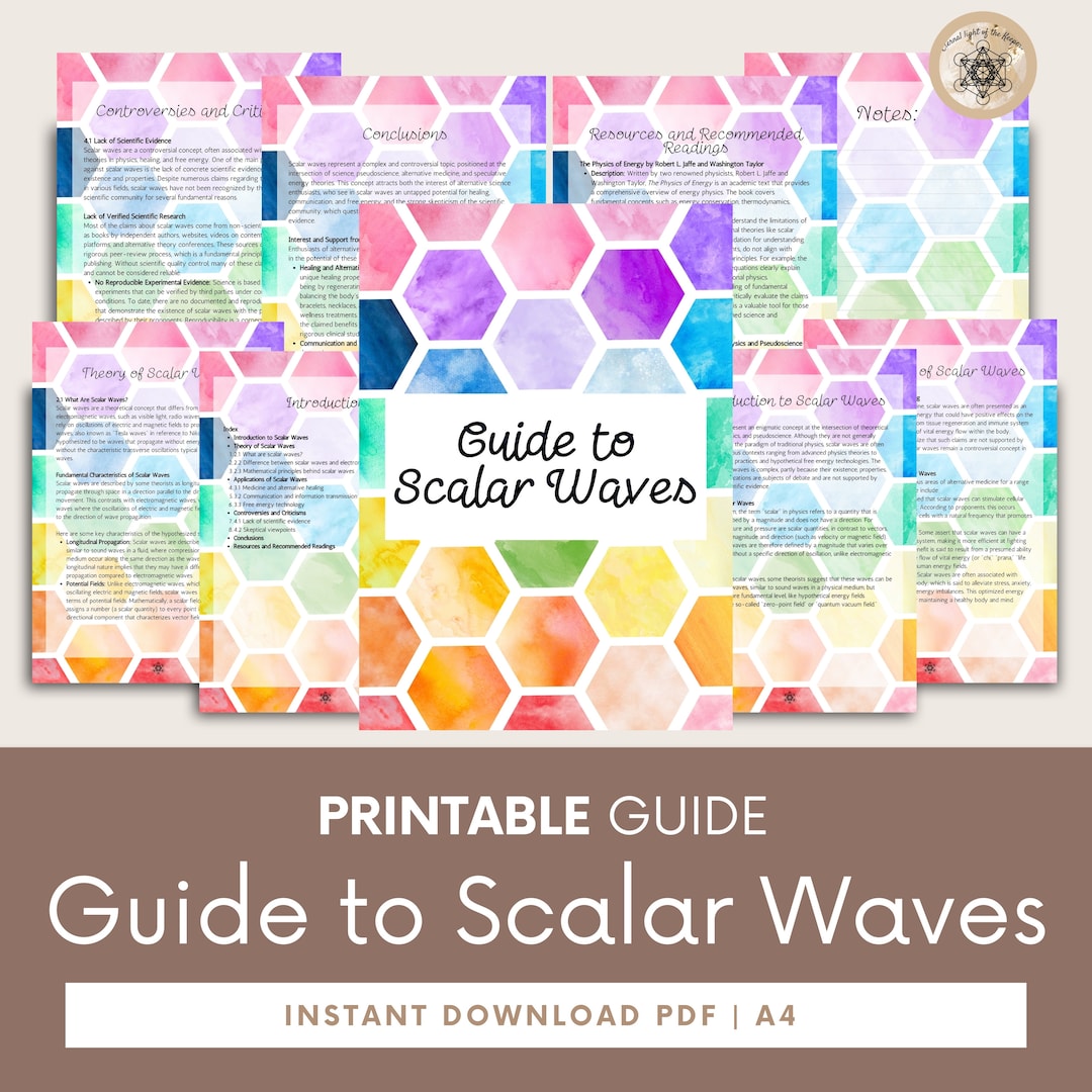 Scalar Waves Guide, Energy Healing, Tesla Technology (digital Download ...
