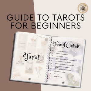 Printable Tarots for Beginners Guide - Comprehensive A4 PDF Guide to ...