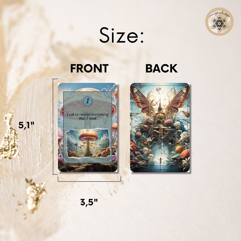 Oracle Cards of Abundance, Printable Cards Deck, Manifest Abundance ...