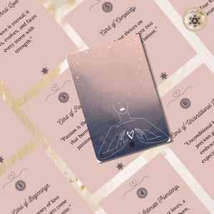 The Love Oracle Cards, Printable Love Oracle Deck, Oracle Cards + PDF ...