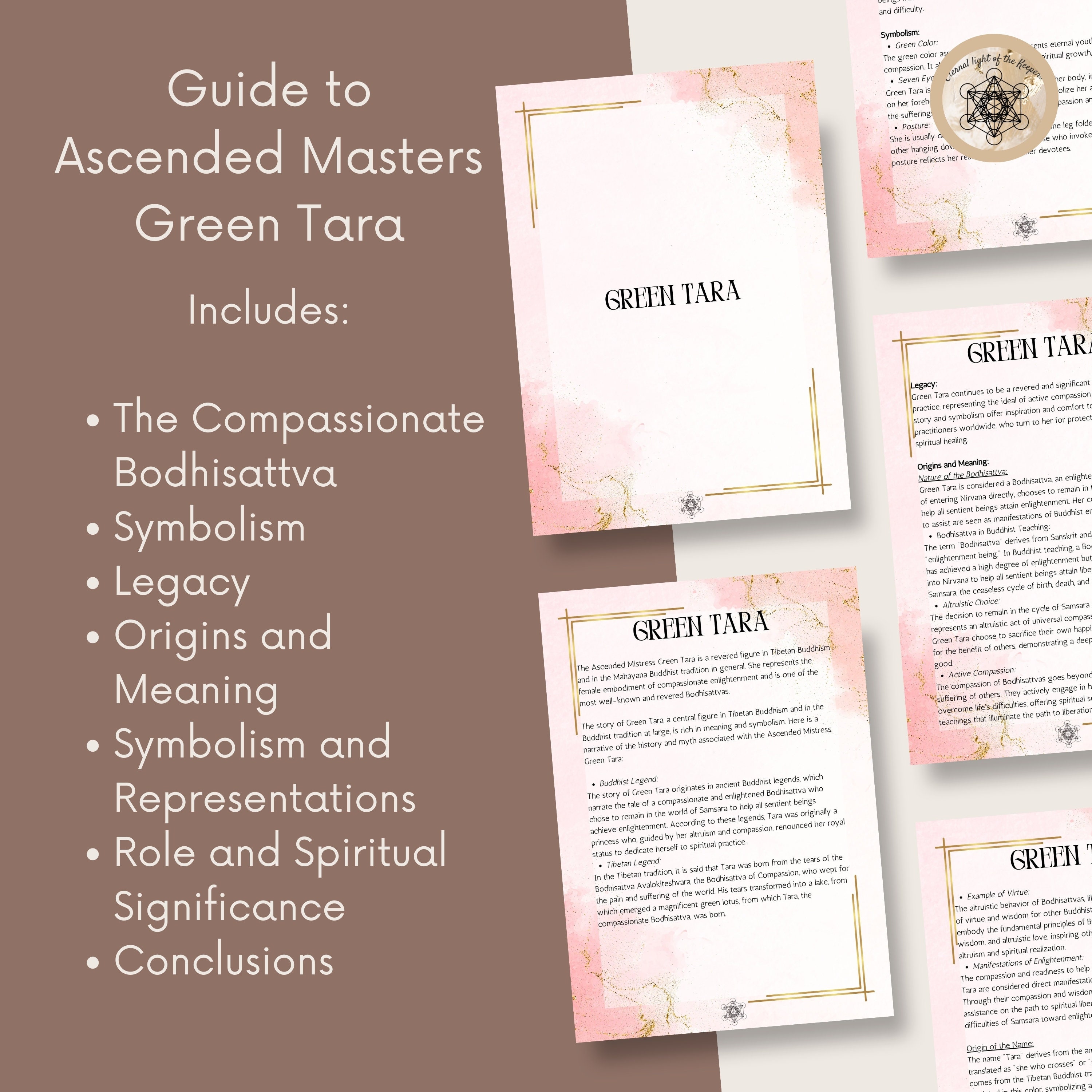 Green Tara: Guide to Ascended Masters, Spiritual Guidance, Hindu Gods ...