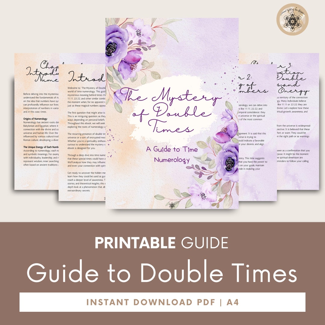 Complete Numerology, Double Times, Life Path Numerology, Printable ...