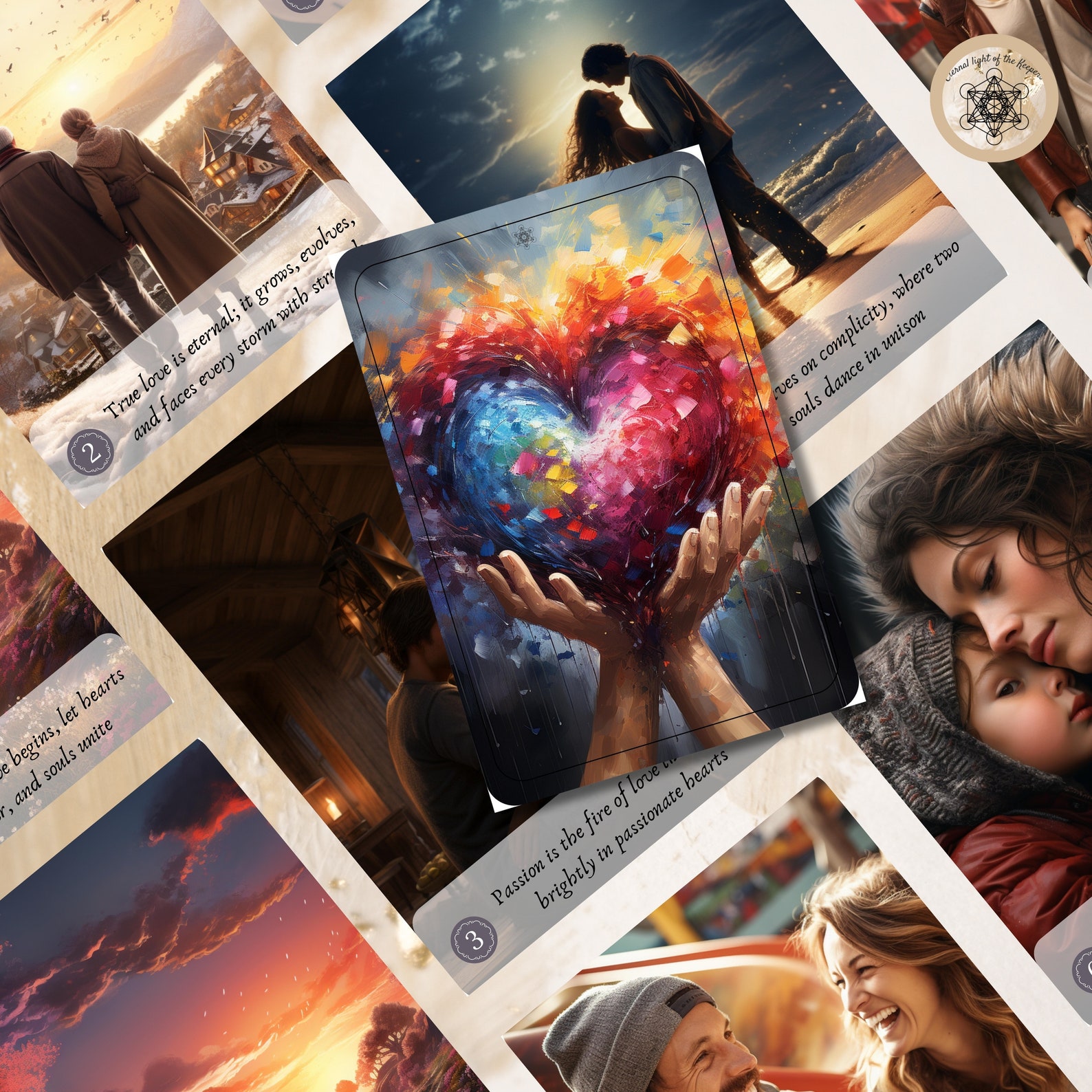 The Love Oracle Cards, Printable Love Oracle Deck, Oracle Cards + PDF ...