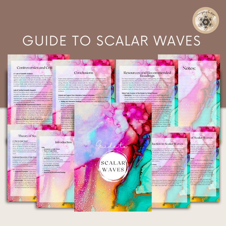 Scalar Waves Guide, Energy Healing, Tesla Technology (digital Download ...