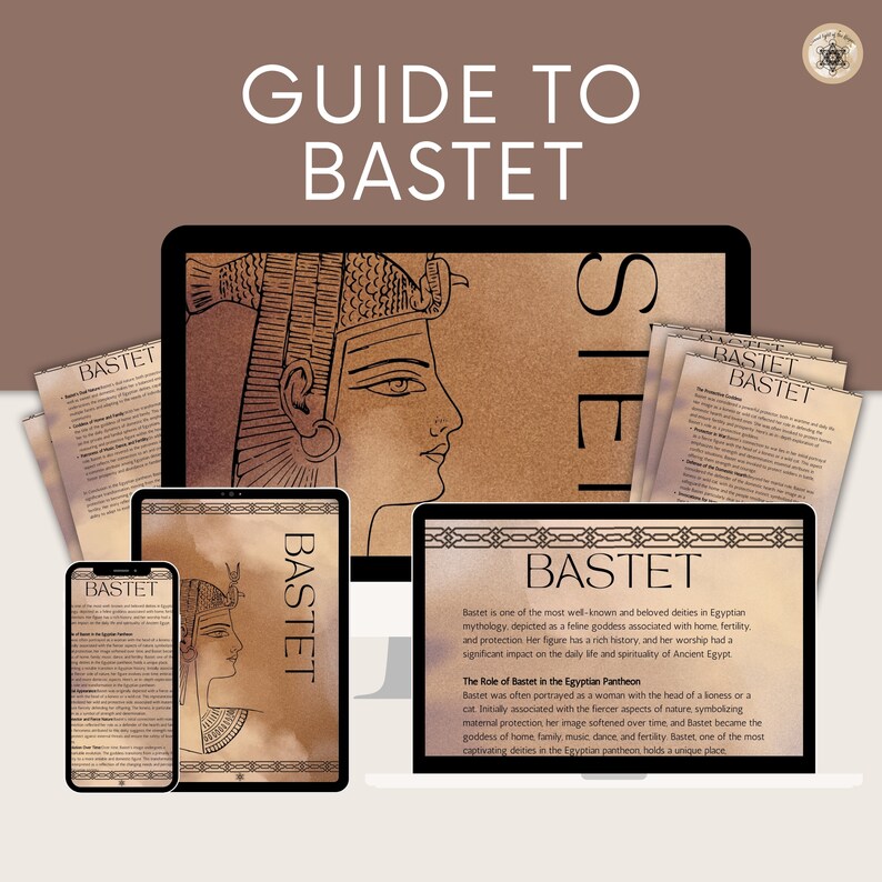 Bastet, Egyptian Gods, Egyptian Goddess , Ancient Egyptian Gods, Egyptian Hieroglyphics, Digital ...