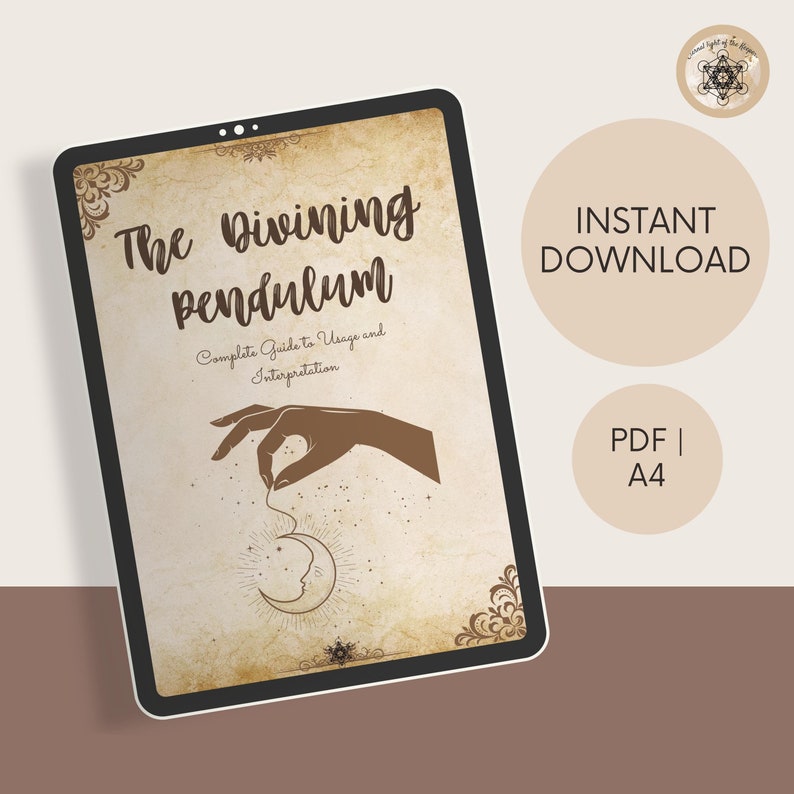 Pendulum Divination Guide – Printable PDF With Board. - Etsy