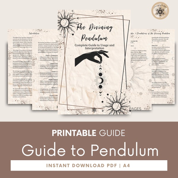 Pendulum Board Printable - Etsy