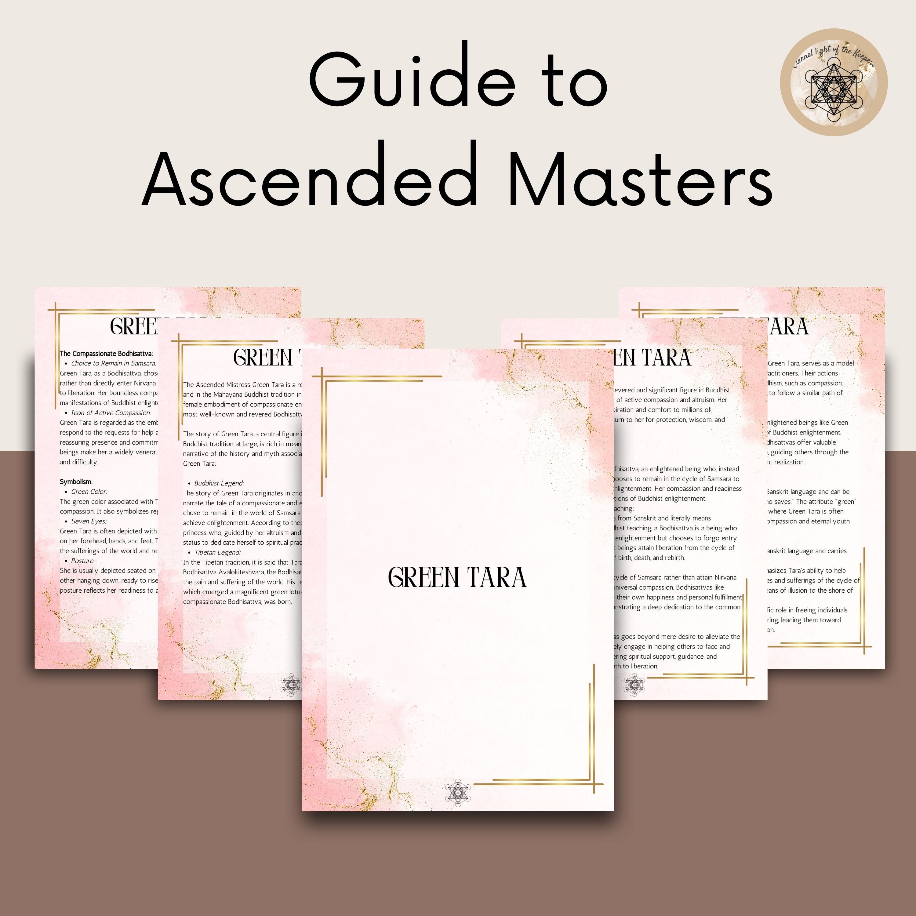 Green Tara: Guide to Ascended Masters, Spiritual Guidance, Hindu Gods ...