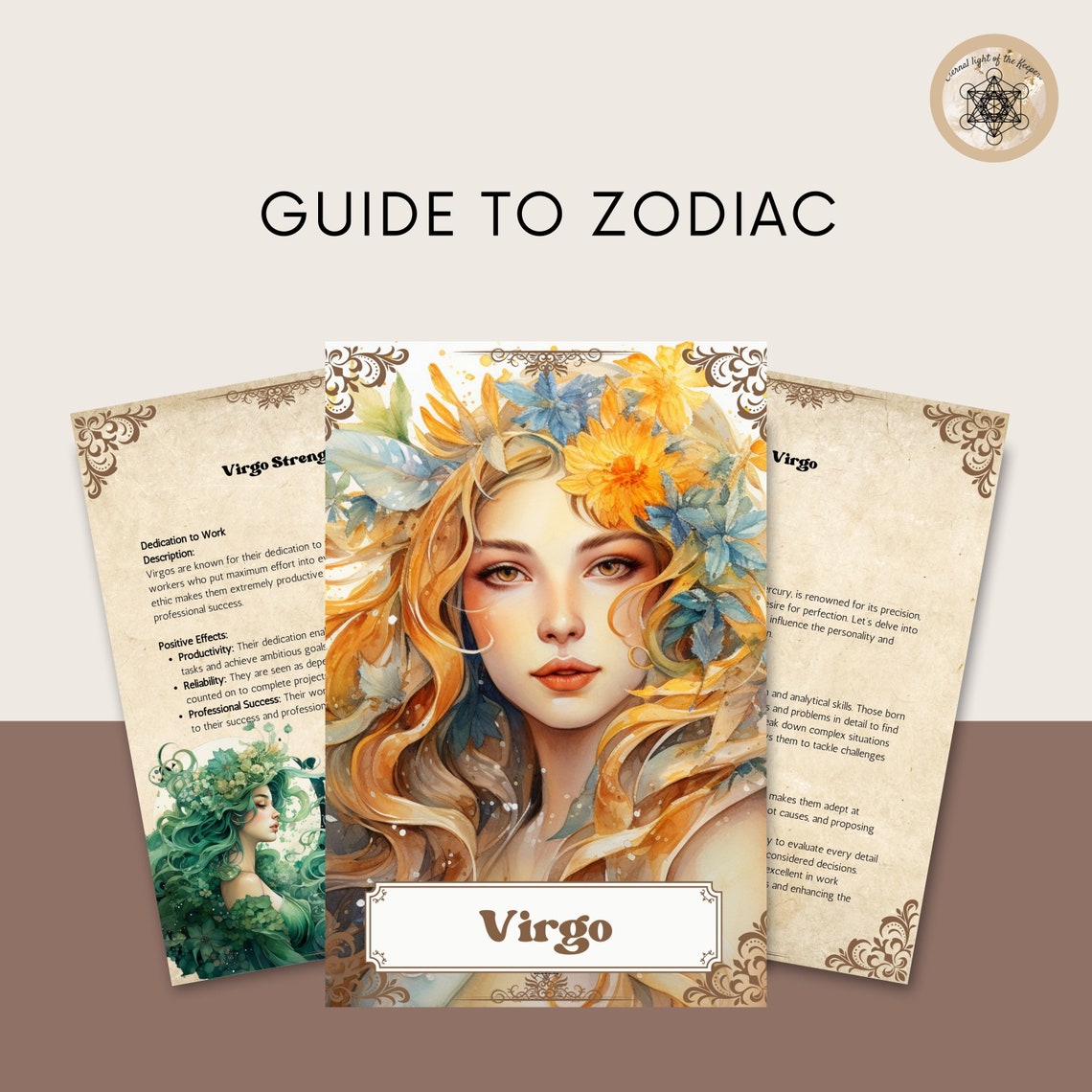 Virgo Zodiac Sign Astrology Guide, Comprehensive Horoscope Book ...