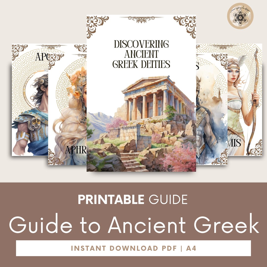 Ancient Greek Mythology, Gods & Goddesses Digital Guide (PDF). - Etsy UK