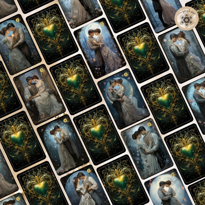 The Twin Flame Oracle Cards, Printable Twin Flame Oracle Deck, Oracle ...