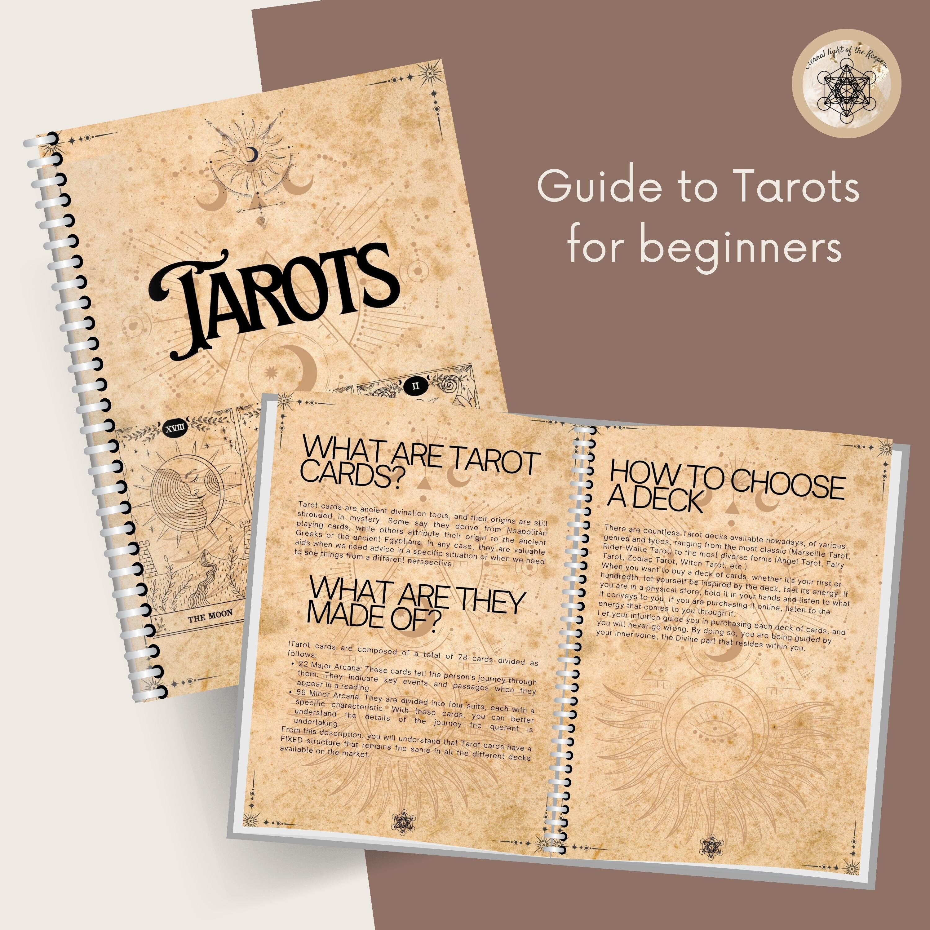 Printable Tarots for Beginners Guide Comprehensive A4 PDF Guide to ...