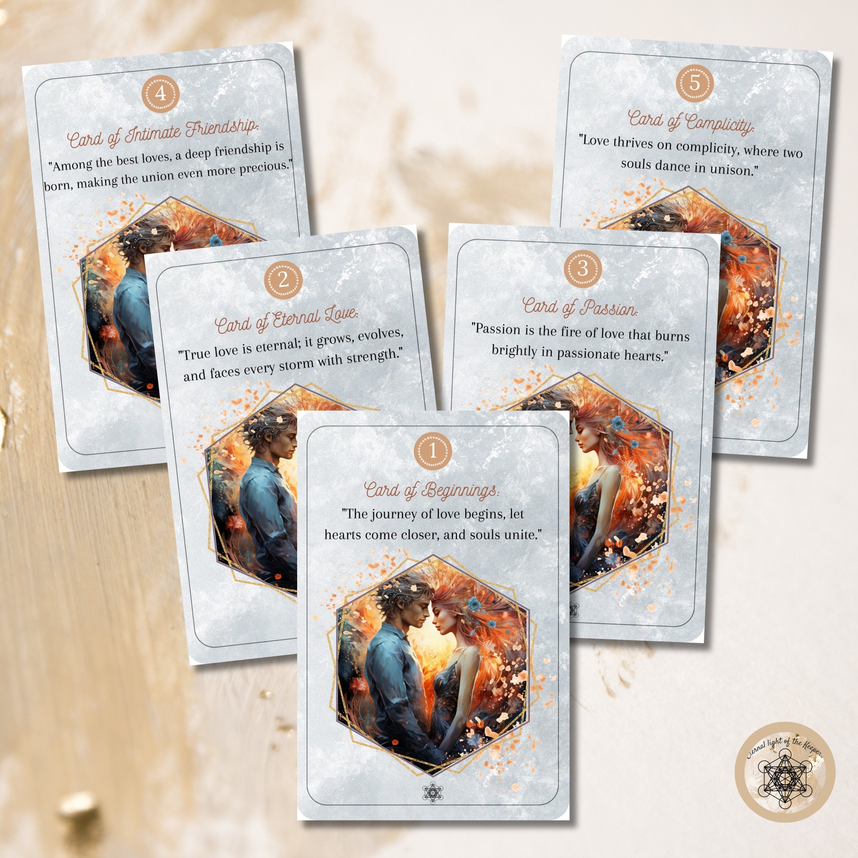 The Love Oracle Cards, Printable Love Oracle Deck, Oracle Cards PDF ...