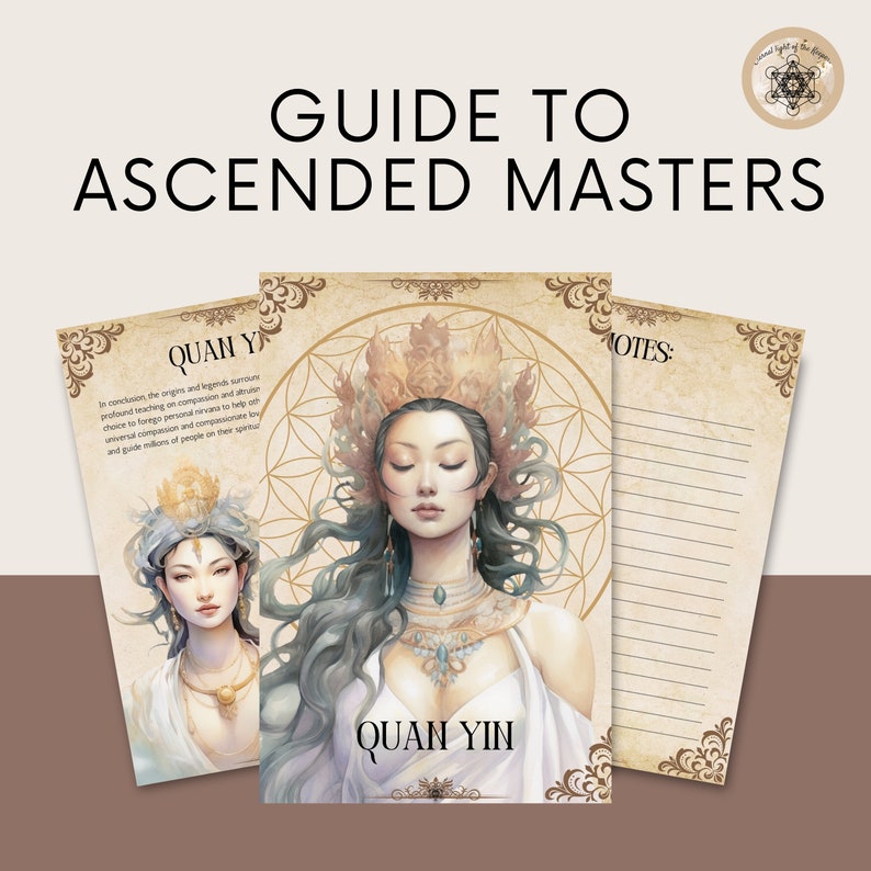 Quan Yin: Guide to Ascended Masters, Spiritual Guidance, Spirituality ...