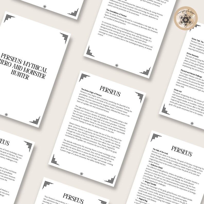 Perseus, Ancient Greek, Greek Gods, Ancient Greek Gods, Greek Mythology, Digital Grimory Pages ...