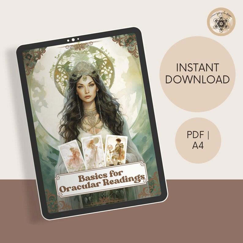 Printable Oracle Card Guide – Workbook for Beginners (PDF Pattern) - Etsy