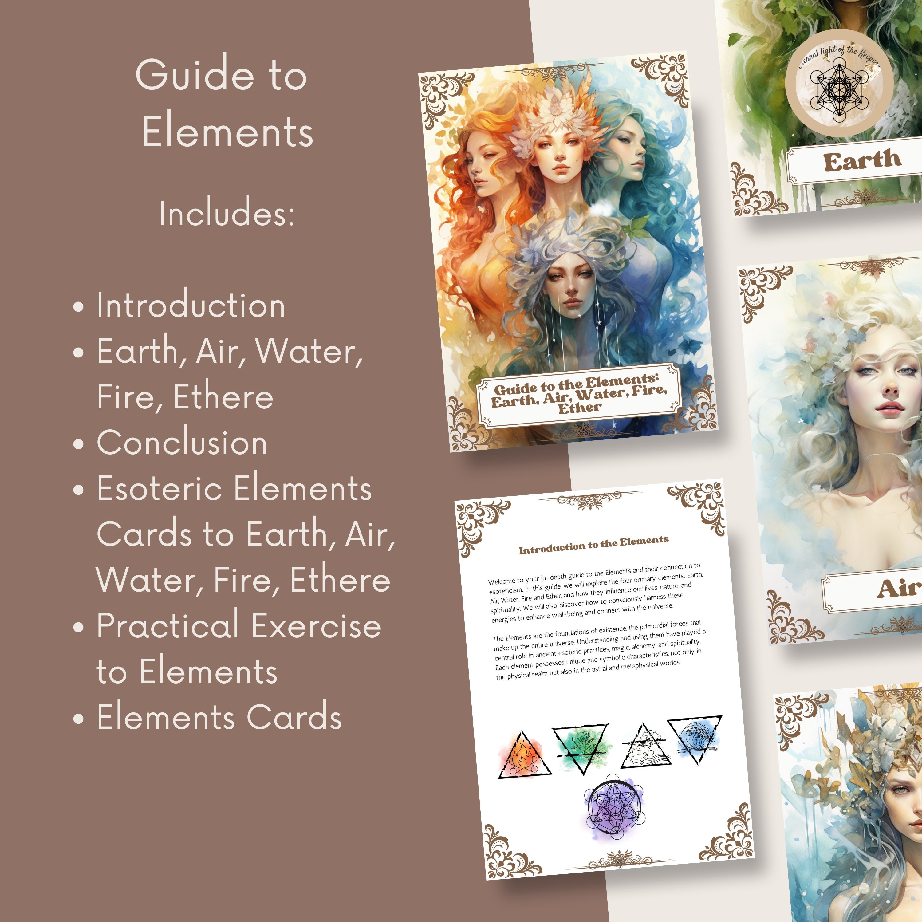 The Four Elements: Air, Water, Earth, Fire, Elements, 4 Elements, Book ...