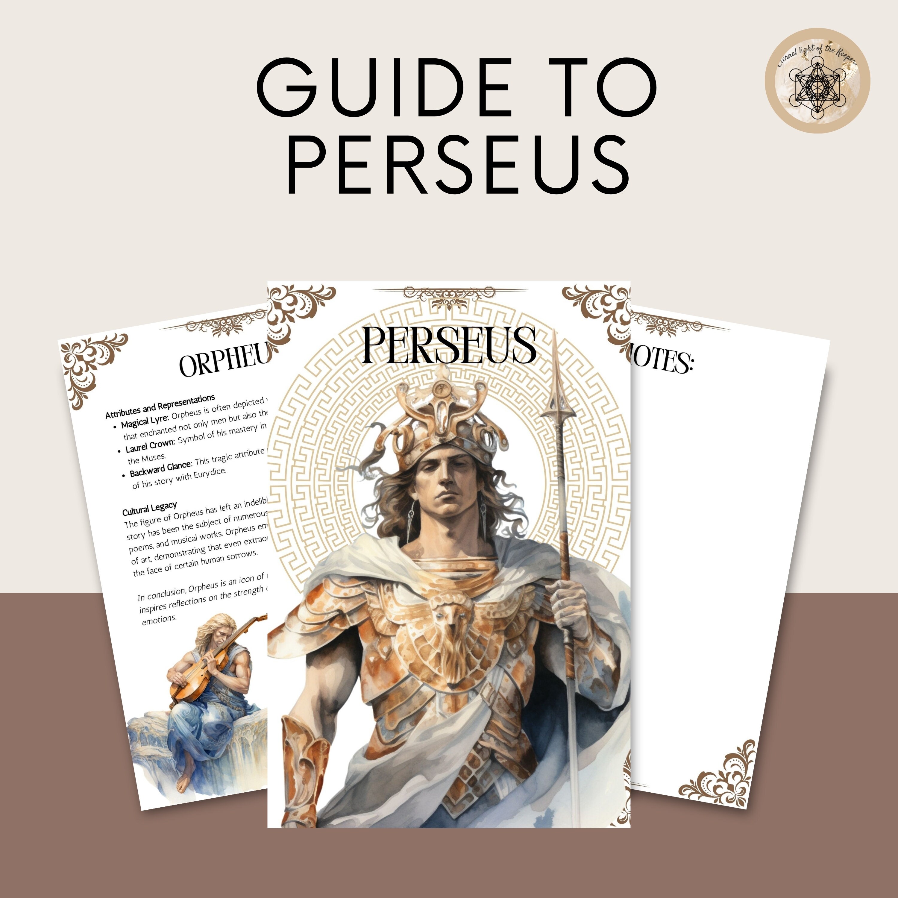 Perseus, Ancient Greek, Greek Gods, Ancient Greek Gods, Greek Mythology, Digital Grimory Pages ...