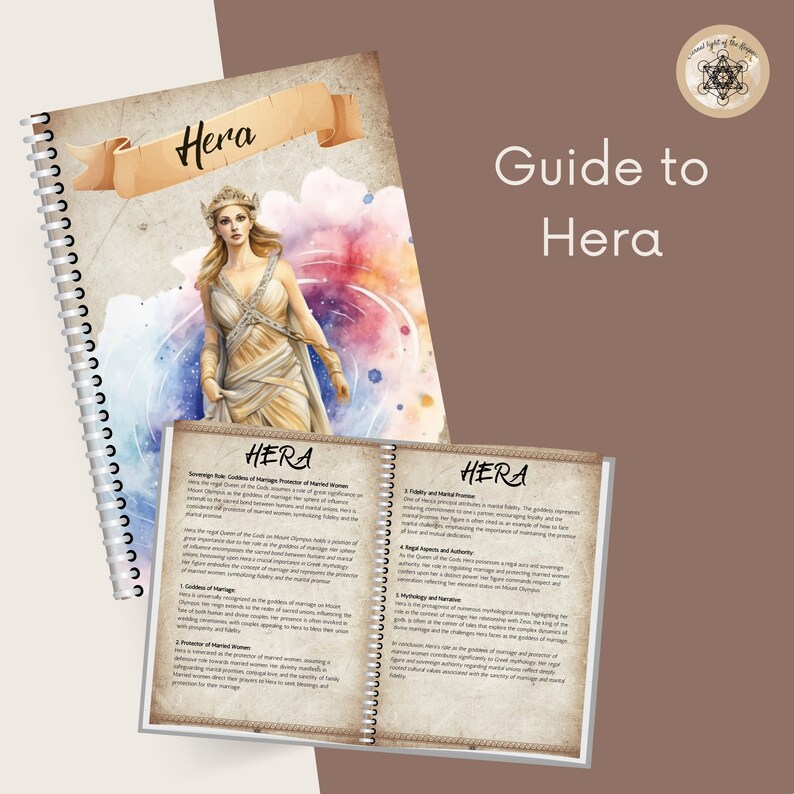 Hera: Queen of Gods Digital Guide (PDF, A4). - Etsy