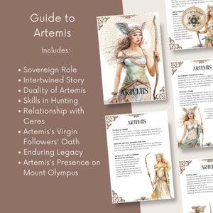 Artemis, Ancient Greek, Greek Goddess, Ancient Greek Gods, Greek Mythology Digital Grimory Pages ...