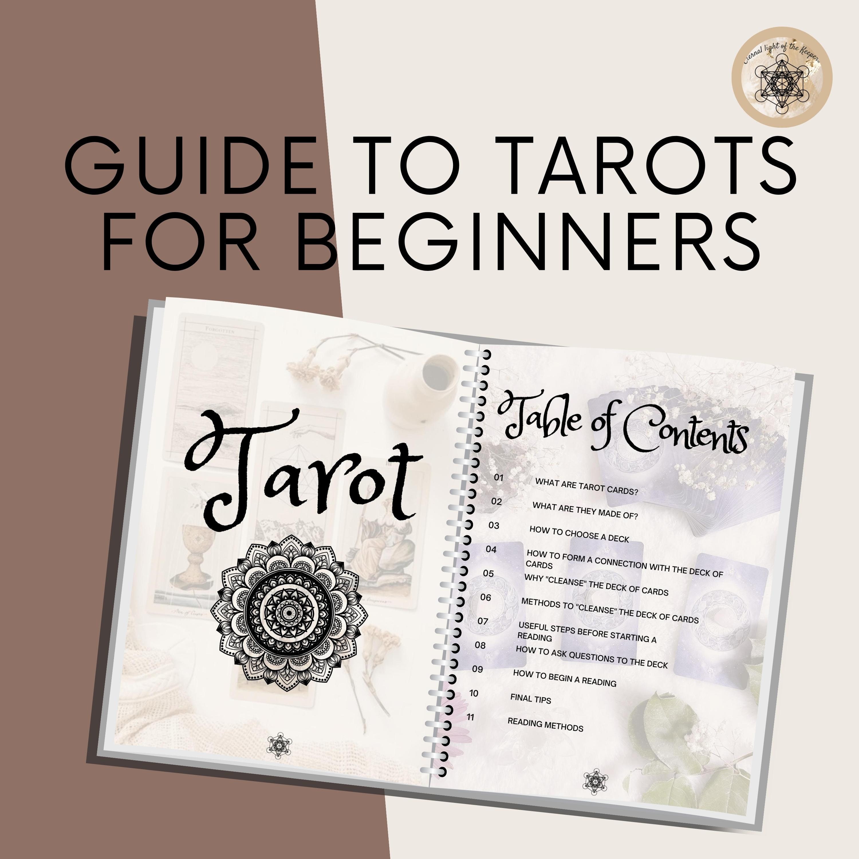 Printable Tarots for Beginners Guide Comprehensive A4 PDF Guide to ...
